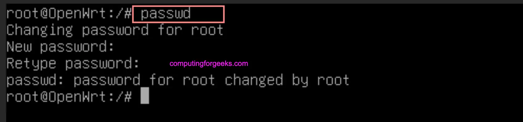 Install and Configure OpenWrt VM on Proxmox VE | ComputingForGeeks