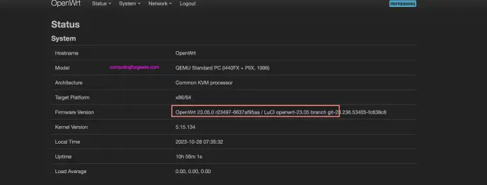 Install and Configure OpenWrt VM on Proxmox VE | ComputingForGeeks