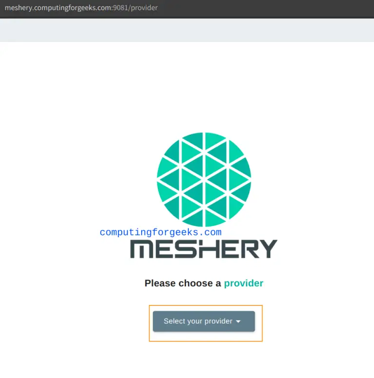 Meshery - Tool to Manage Kubernetes and Applications | ComputingForGeeks