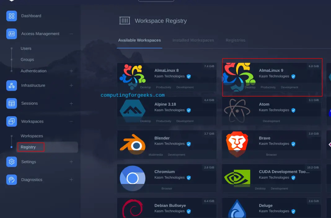 Stream Desktop And Containerized Applications On Browser Computingforgeeks
