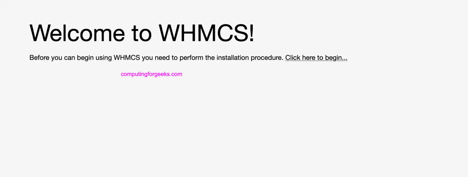 How To Install WHMCS on Ubuntu 22.04|20.04 | ComputingForGeeks