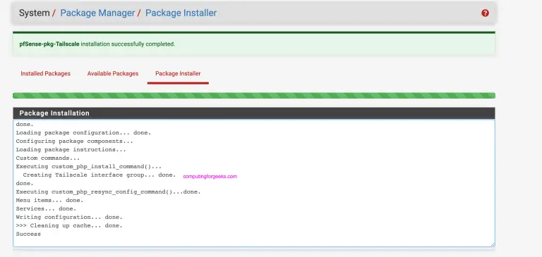 How To Join pfSense to Tailscale / Headscale Mesh | ComputingForGeeks