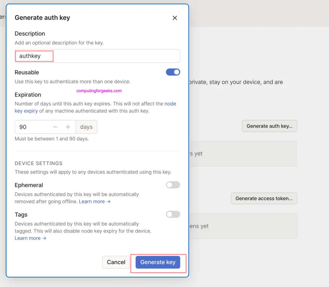 How To Join pfSense to Tailscale / Headscale Mesh | ComputingForGeeks