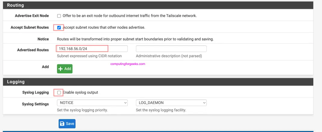 How To Join pfSense to Tailscale / Headscale Mesh | ComputingForGeeks