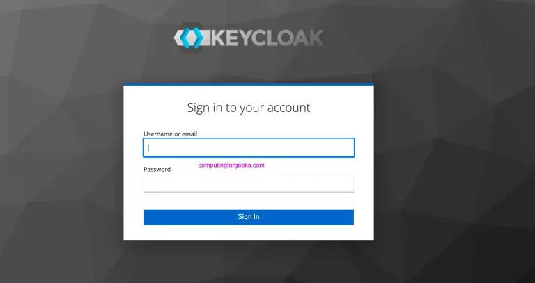 Run Keycloak Server in Docker Containers with Let's Encrypt SSL | ComputingForGeeks