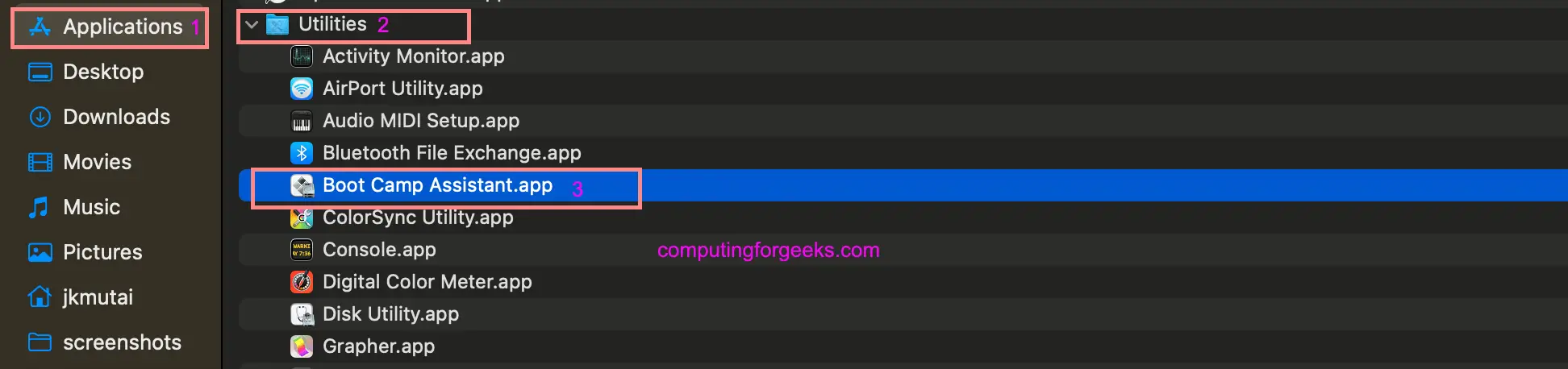 Create Bootable Windows 11 or 10 USB Disk on macOS | ComputingForGeeks
