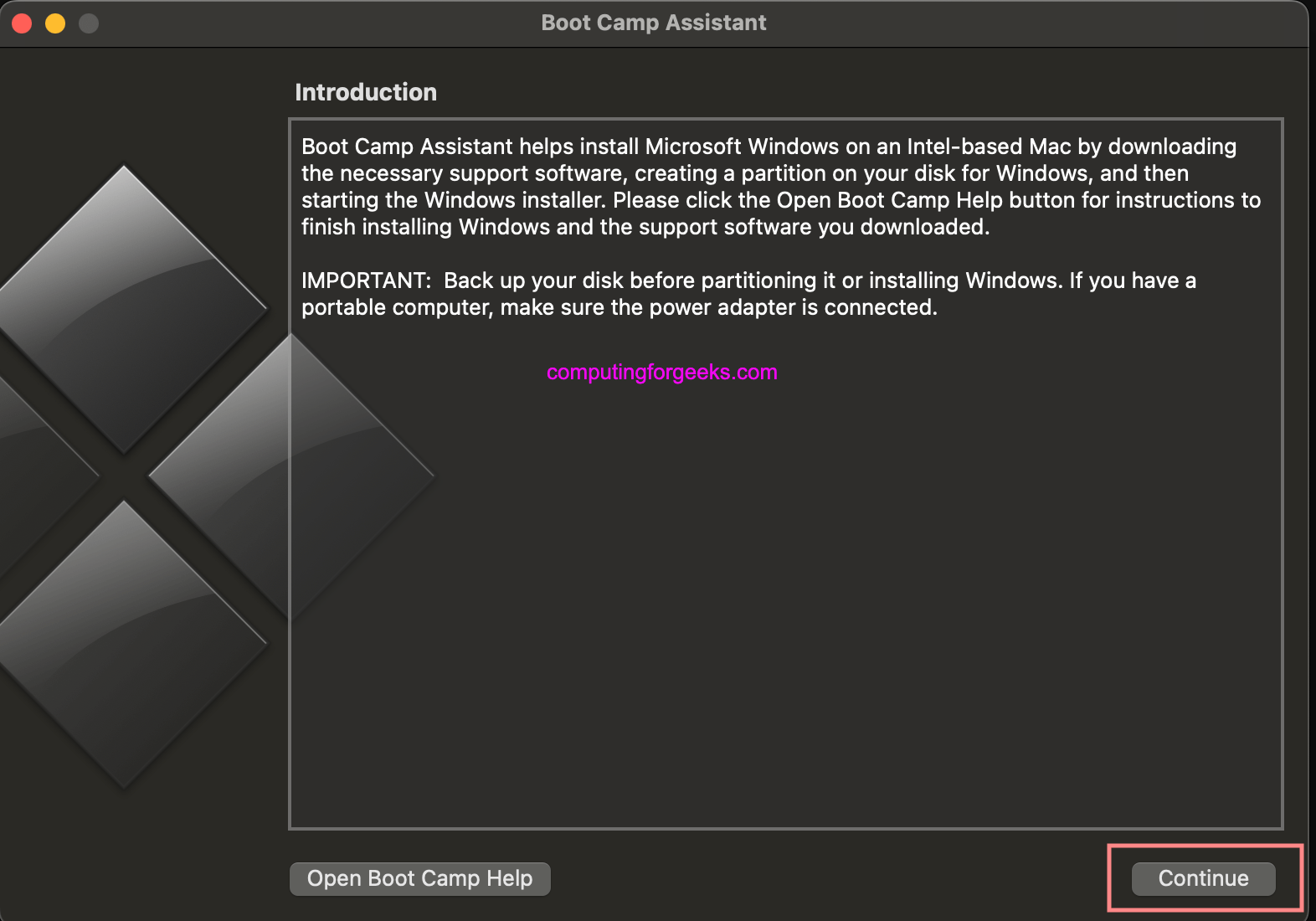 Create Bootable Windows 11 or 10 USB Disk on macOS | ComputingForGeeks