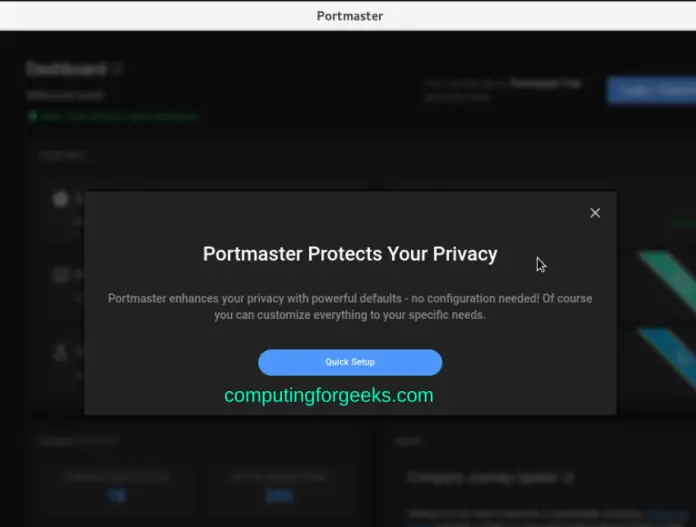 How To Setup Home Application Firewall using Portmaster | ComputingForGeeks