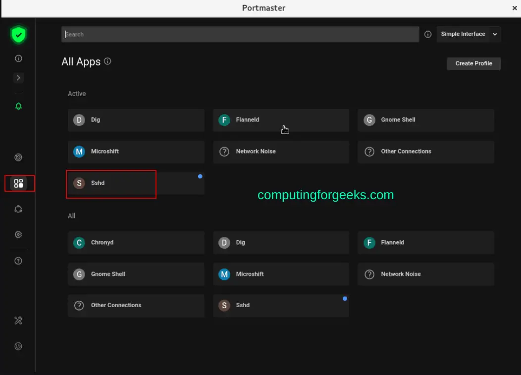 How To Setup Home Application Firewall using Portmaster | ComputingForGeeks