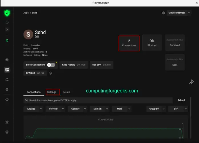 How To Setup Home Application Firewall using Portmaster | ComputingForGeeks