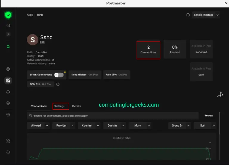 How To Setup Home Application Firewall using Portmaster | ComputingForGeeks