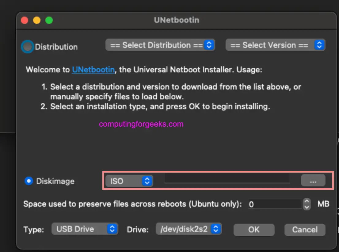 Create Bootable Windows 11 or 10 USB Disk on macOS | ComputingForGeeks