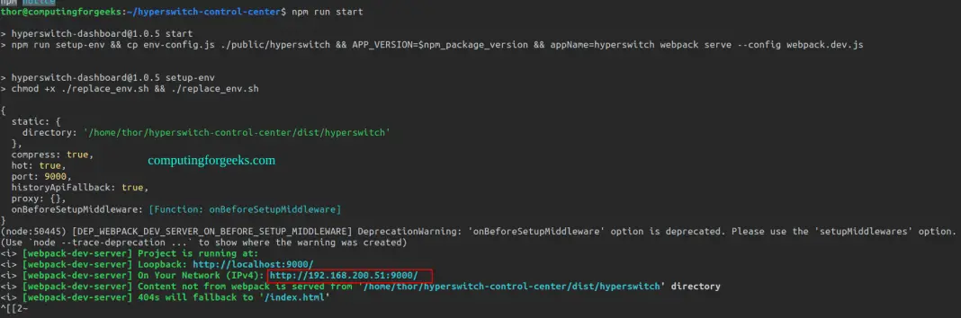 How to run hyperswitch in Docker Container and Compose | ComputingForGeeks