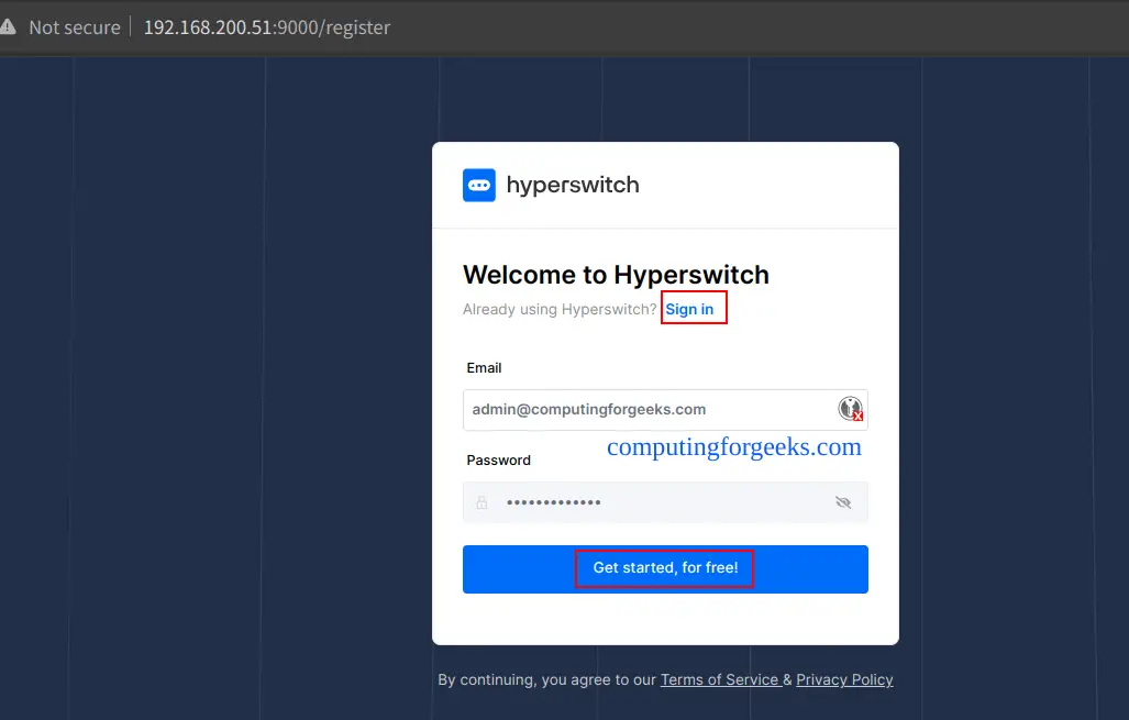 How to run hyperswitch in Docker Container and Compose | ComputingForGeeks