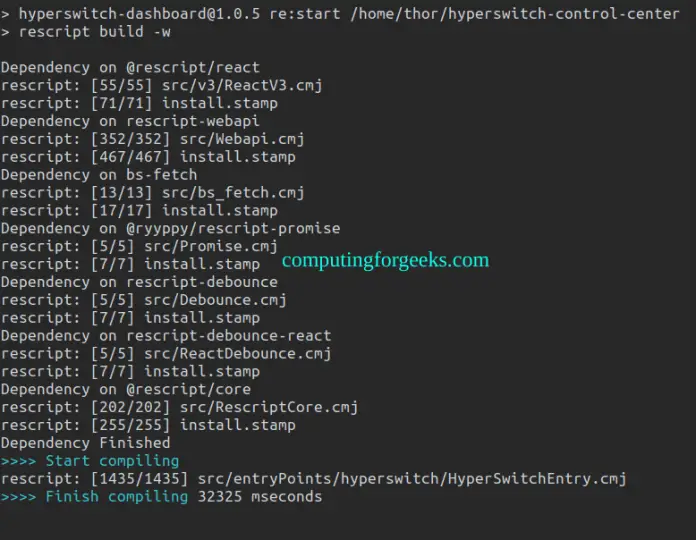 How to run hyperswitch in Docker Container and Compose | ComputingForGeeks