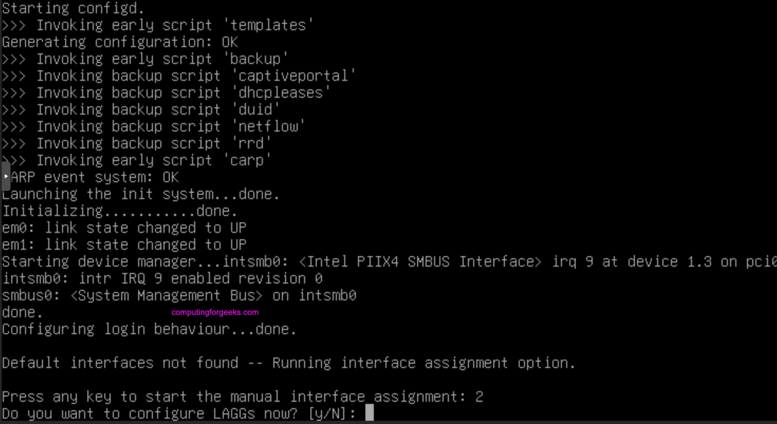 How To Install OPNSense Firewall on Proxmox VE | ComputingForGeeks