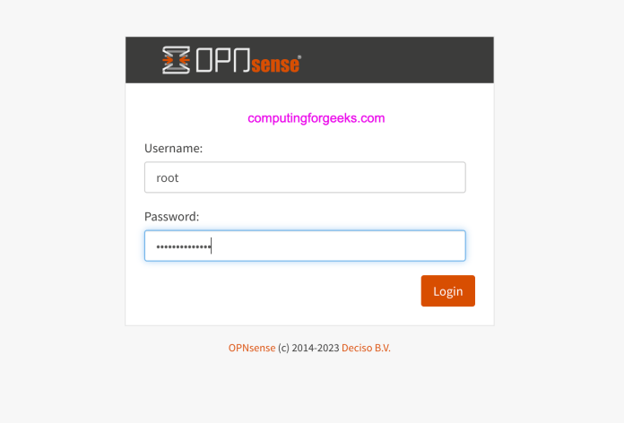 How To Enable and Start SSH Server on OPNsense | ComputingForGeeks