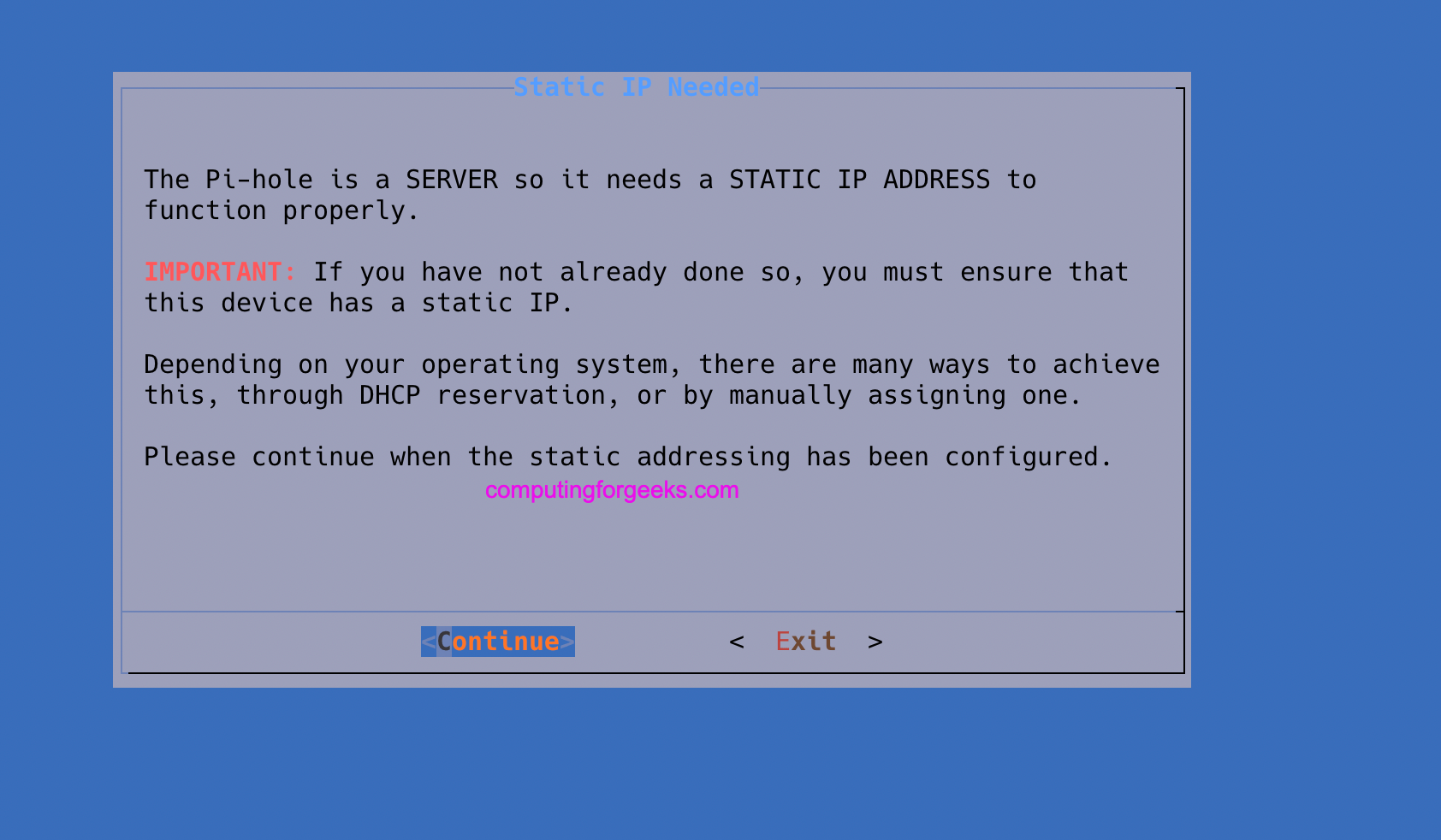 Install Pi Hole Network Ad Blocker On Debian 121110 Computingforgeeks
