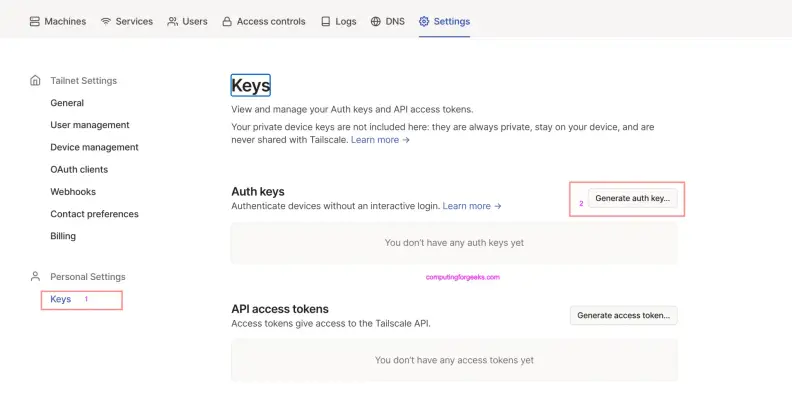 Install And Configure Tailscale Client On Opnsense Computingforgeeks