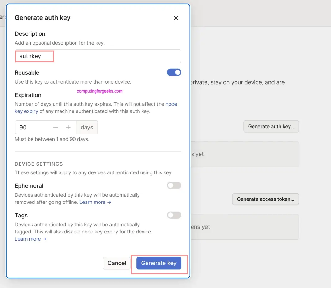 Install and Configure Tailscale Client on OPNsense | ComputingForGeeks