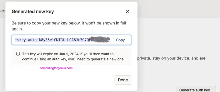 Install And Configure Tailscale Client On Opnsense Computingforgeeks