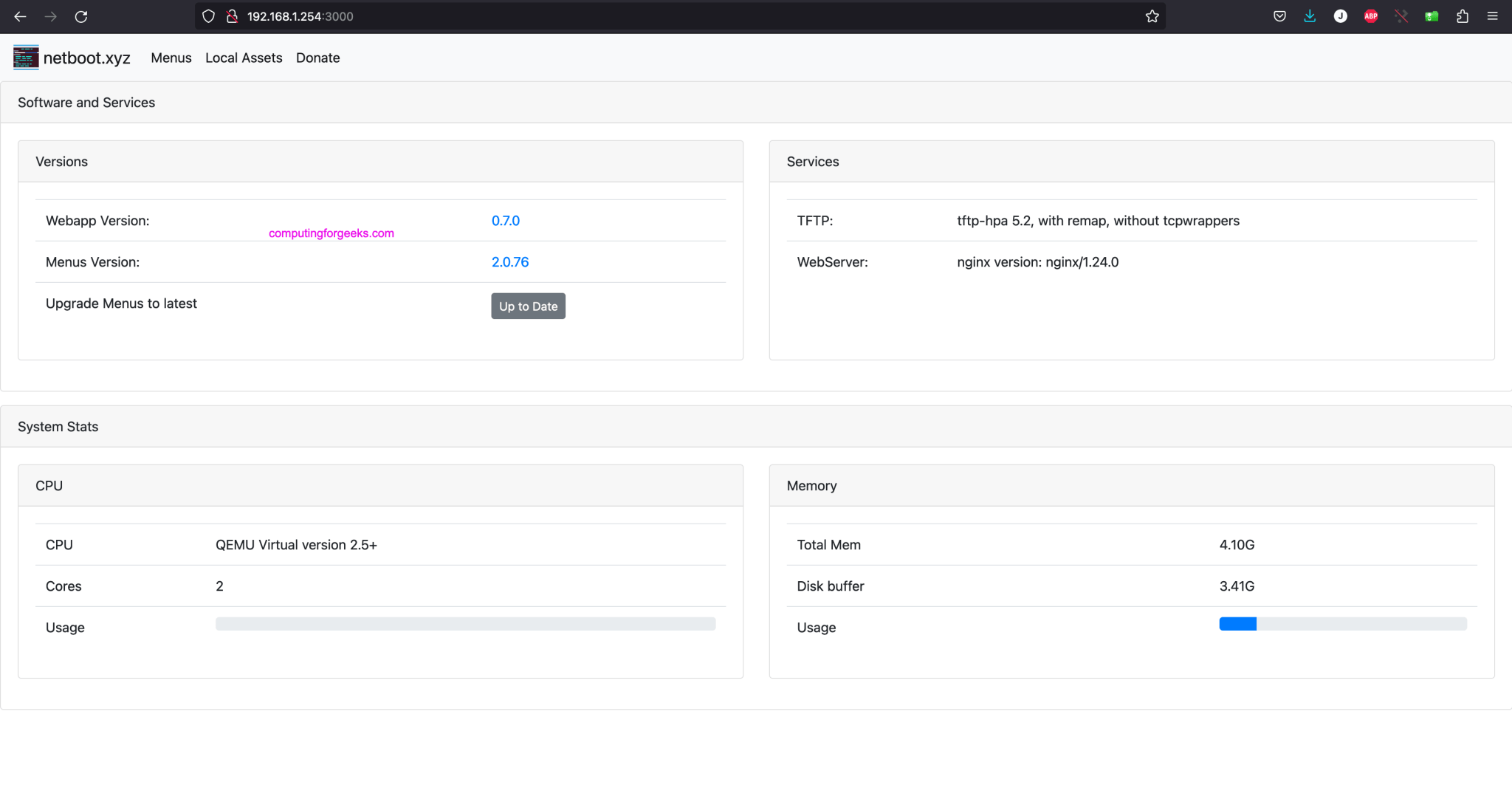 Setup iPXE Server on Ubuntu or Debian using netboot.xyz | ComputingForGeeks