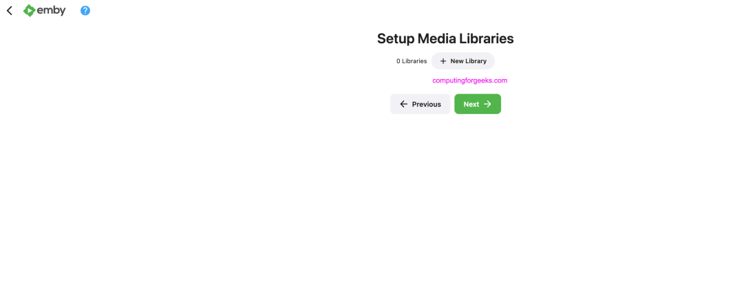 How To Run Emby Media Server in Docker Container | ComputingForGeeks