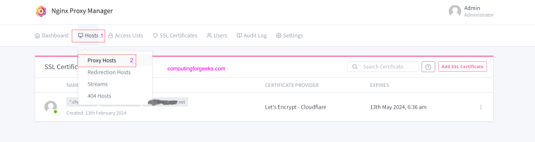 How To Run Nginx Proxy Manager in Docker Container | ComputingForGeeks