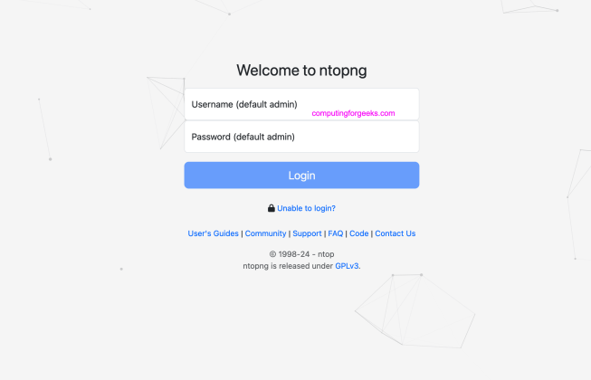 How To Install Ntopng On Ubuntu Or Debian Linux Computingforgeeks