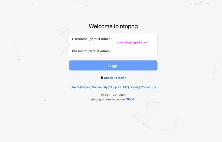 How To Install Ntopng On Ubuntu Or Debian Linux Computingforgeeks