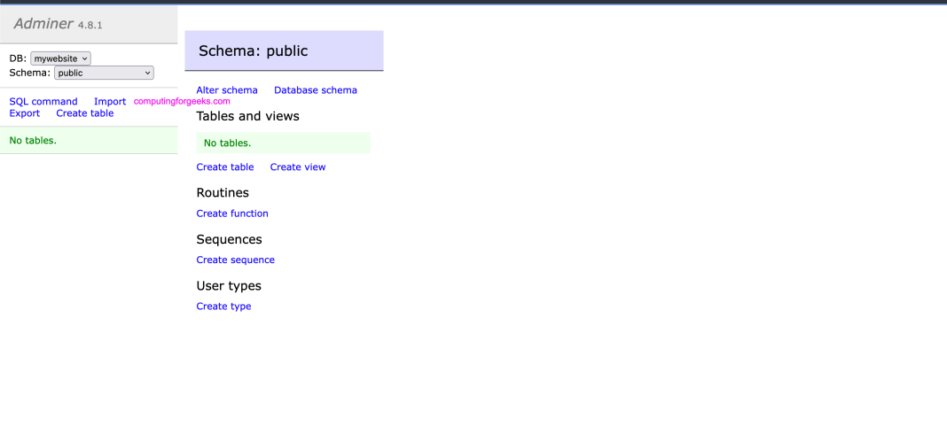 How To Run Postgresql Server In Docker Container Computingforgeeks