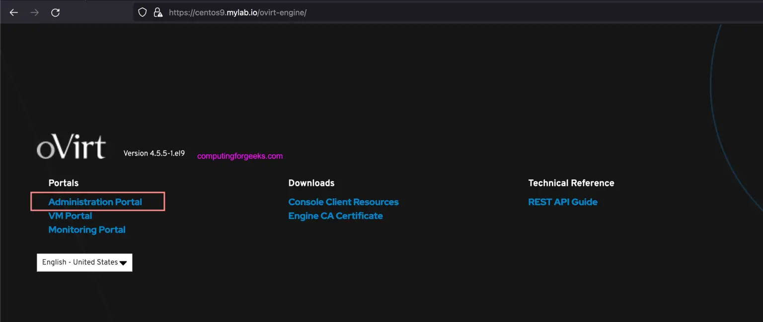 Install oVirt Engine on CentOS Stream 9 / Rocky 9 | ComputingForGeeks