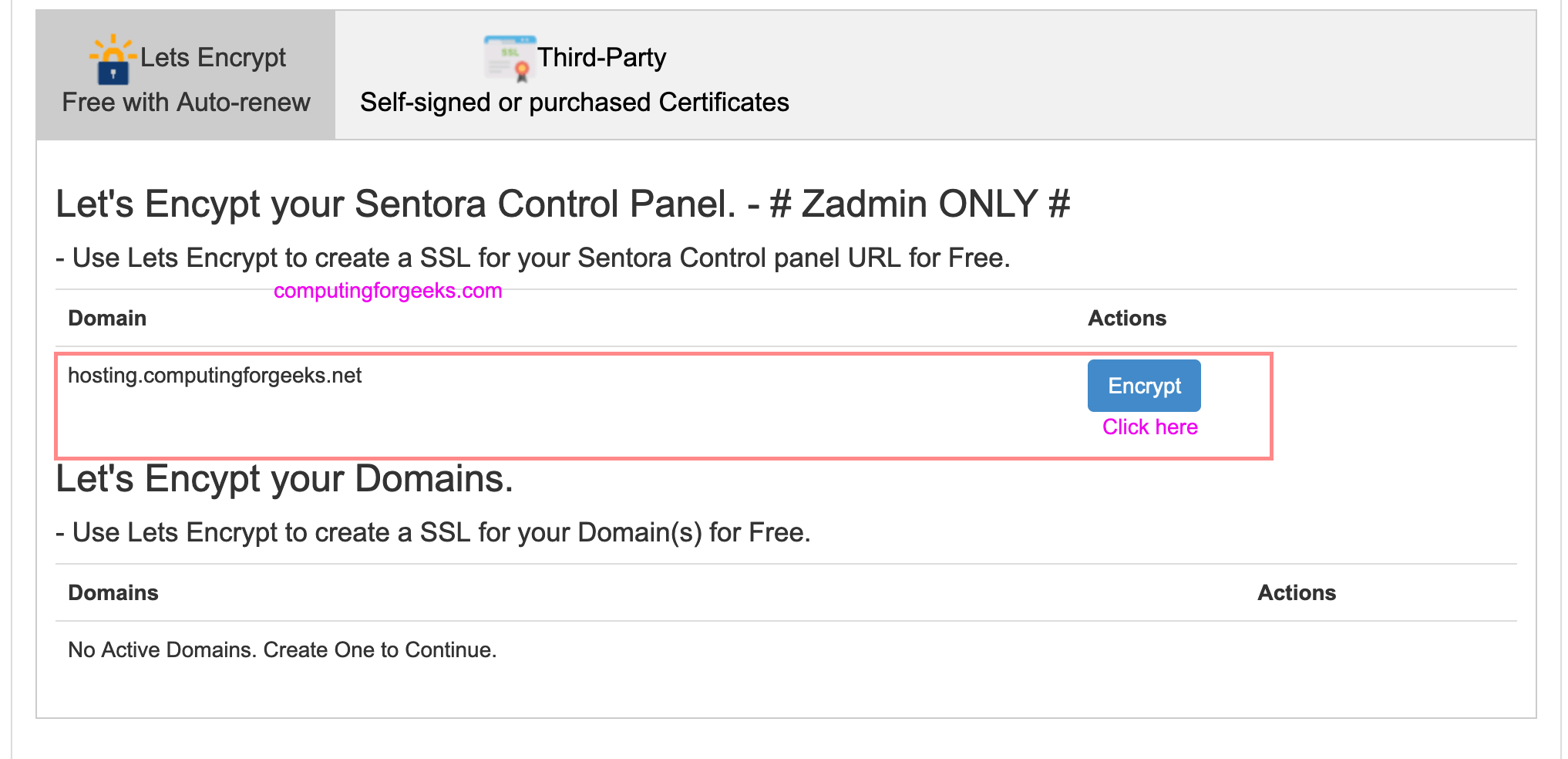Install Sentora Web Hosting on Ubuntu 22.04|20.04|18.04 | ComputingForGeeks