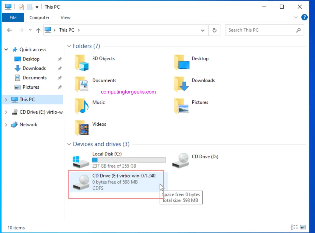 Installing VirtIO Drivers on Windows Server Server / Windows 11 | ComputingForGeeks