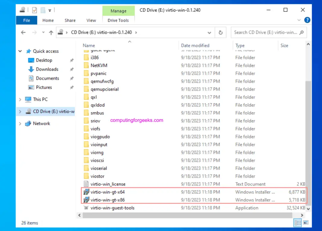 Installing VirtIO Drivers on Windows Server Server / Windows 11 | ComputingForGeeks