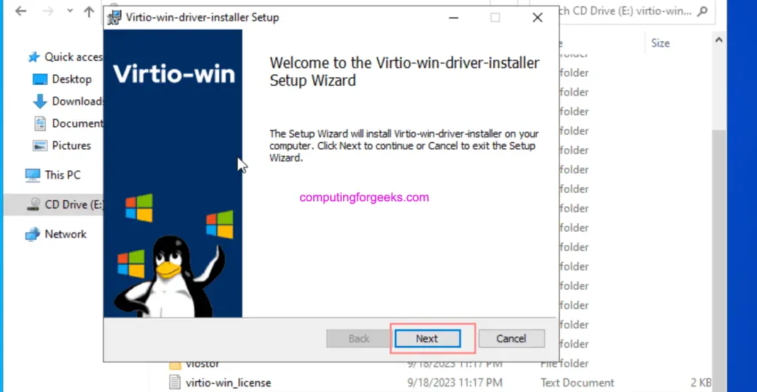 Installing VirtIO Drivers on Windows Server Server / Windows 11 | ComputingForGeeks