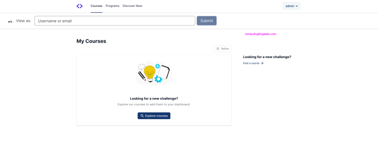 Install and Run Open edX Tutor LMS in Docker Containers | ComputingForGeeks