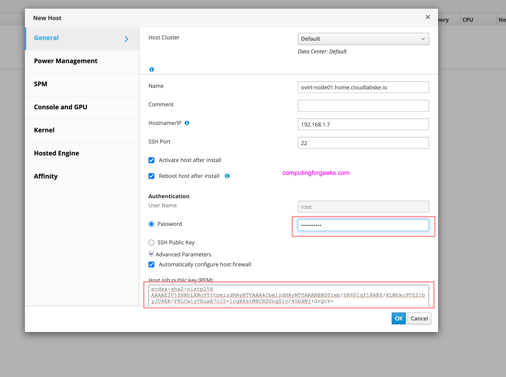 Install oVirt Compute Node on CentOS Stream 9 / Rocky 9