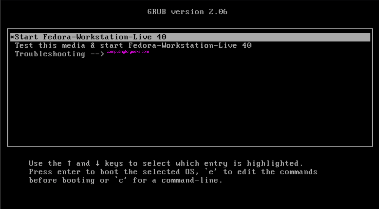 How To Install Fedora 40 – Step by Step with Screenshots | ComputingForGeeks