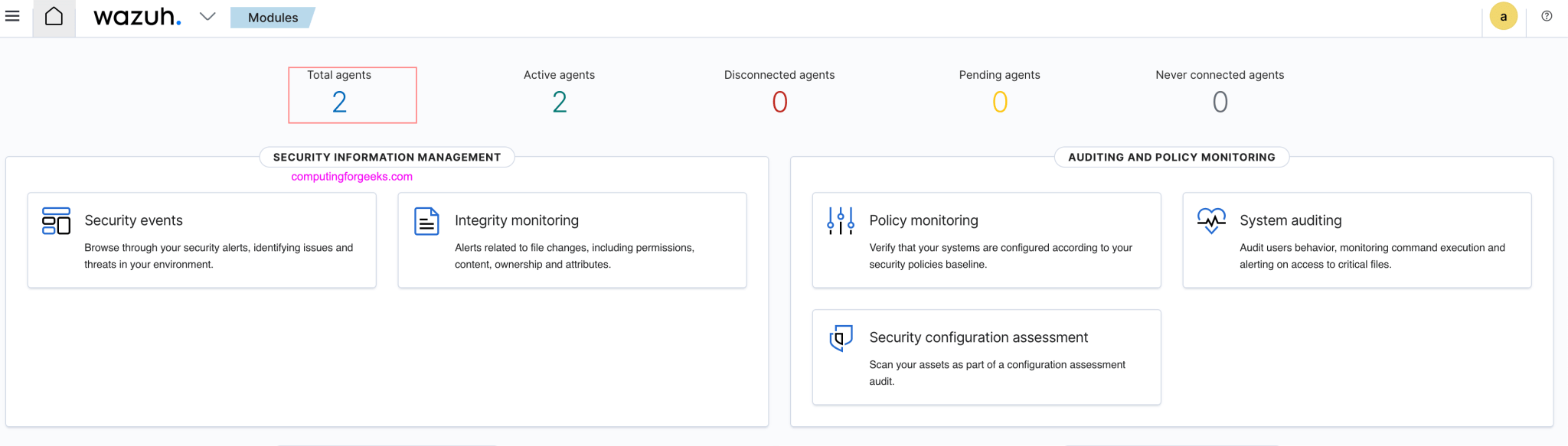 How To Install Wazuh Server on Ubuntu 22.04|20.04|18.04 | ComputingForGeeks