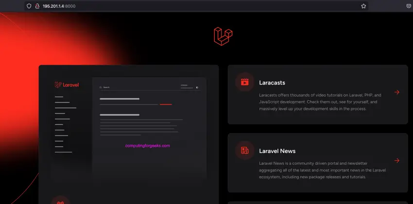 How To Install Laravel On Ubuntu 2404 Computingforgeeks 7620