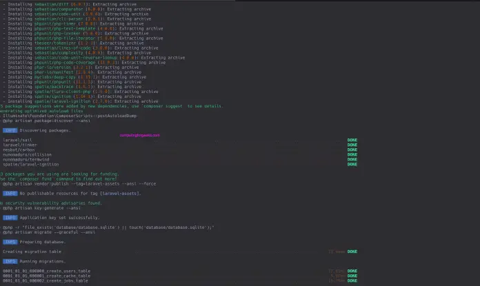 How To Install Laravel On Ubuntu 2404 Computingforgeeks
