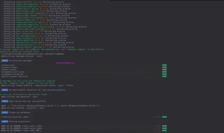 How To Install Laravel On Ubuntu 2404 Computingforgeeks 0884