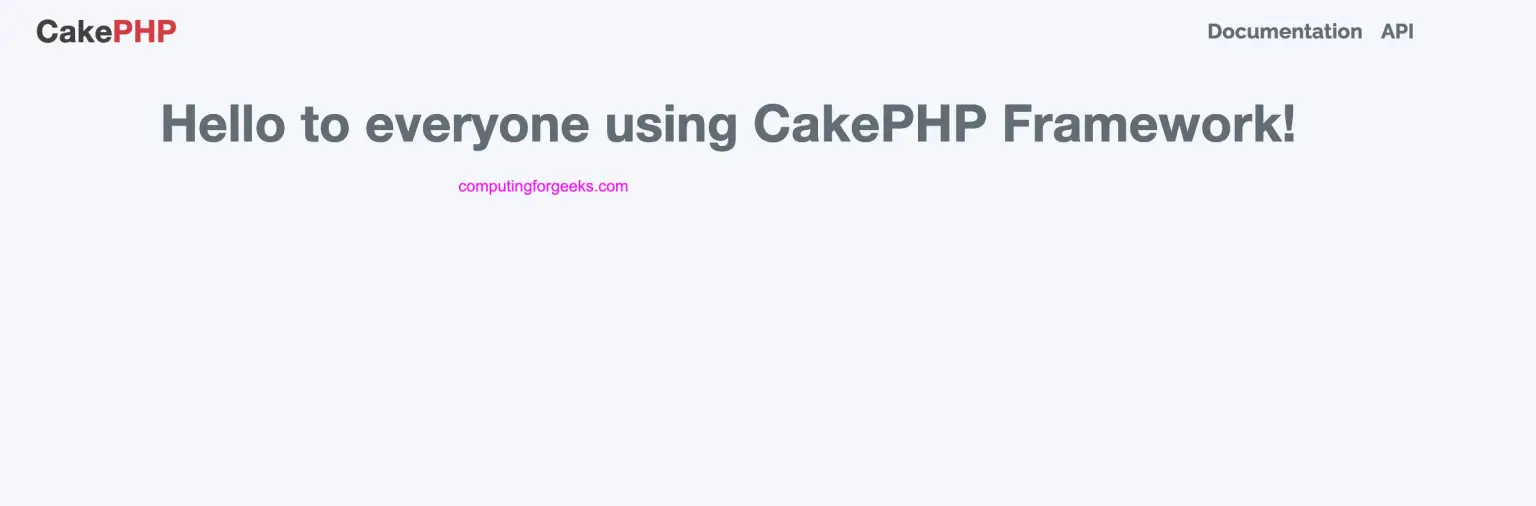 How To Install Cakephp Framework On Ubuntu 2404 Computingforgeeks 