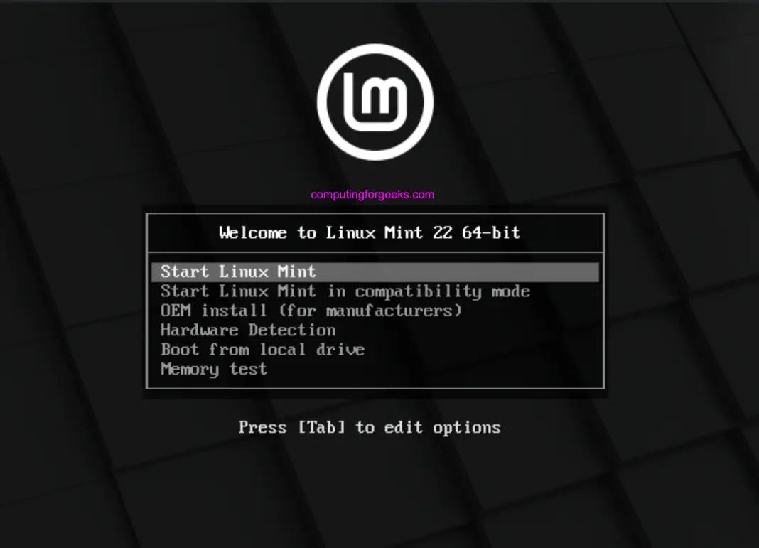 How To Install Linux Mint 22 (Wilma) - Step by Step | ComputingForGeeks