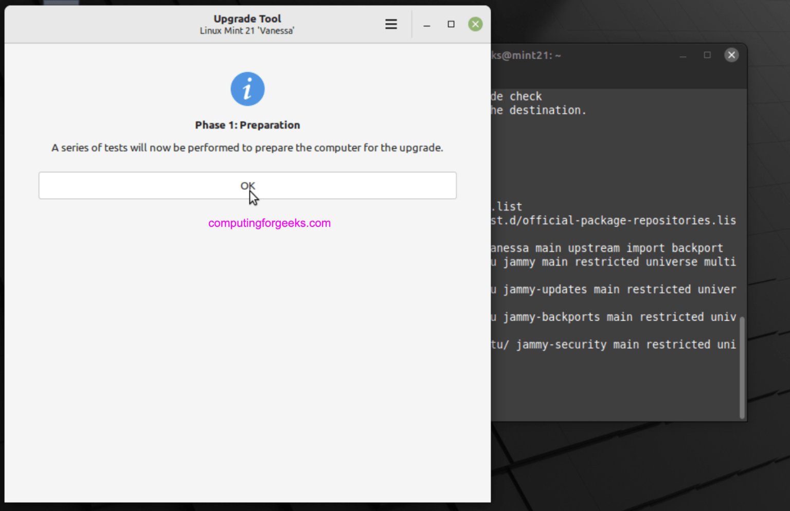 How To Upgrade to Linux Mint 22 from 21 | ComputingForGeeks
