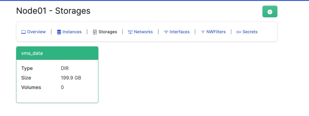 Configure KVM Storage Pools using WebvirtCloud | ComputingForGeeks
