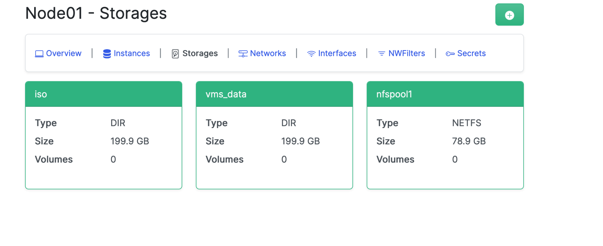Configure KVM Storage Pools using WebvirtCloud | ComputingForGeeks