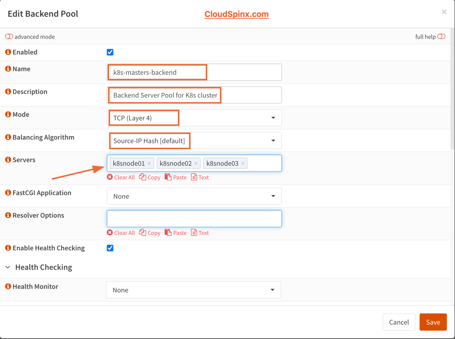 Configure OPNsense as Kubernetes API Load Balancer [Guide]
