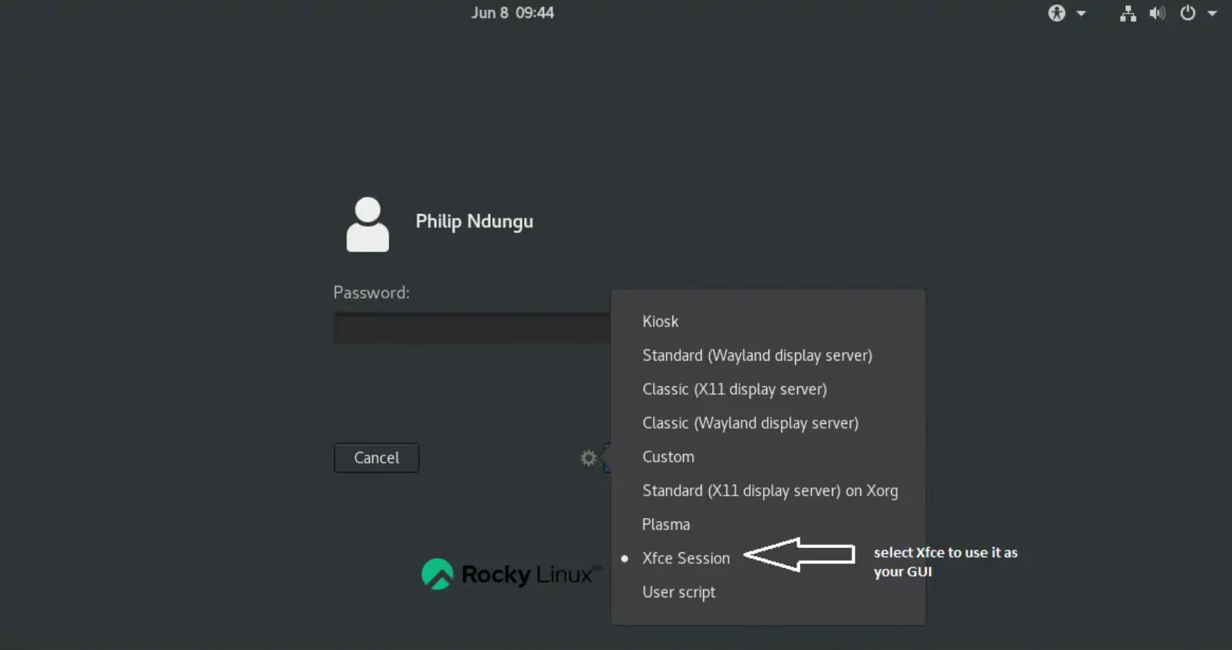 Install Xfce Desktop on Rocky 8 / AlmaLinux 8 [Guide]